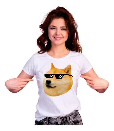 Playera Para Dama Perrito Cheems Thug Life P6 Meses Sin Intereses