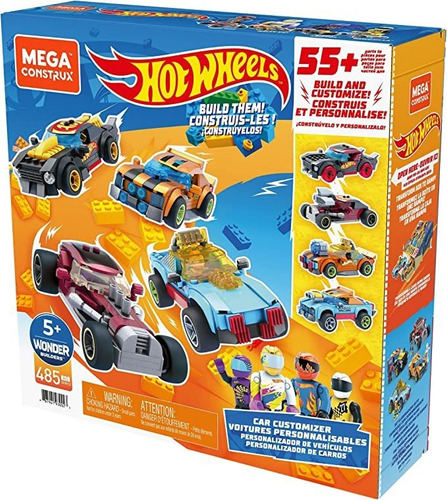 Mega Construx Hot Wheels Car Customizer Construcción Set Envío Gratis