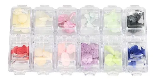 Kit 12 Flores Seca Decoração Unhas Gel Manicure Nail Acrigel Mercadolivre