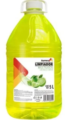 Limpiador Líquido Multiusos Aurrera Limón 5l Limpiador Líquido Multiusos Aurrera Limón 5l