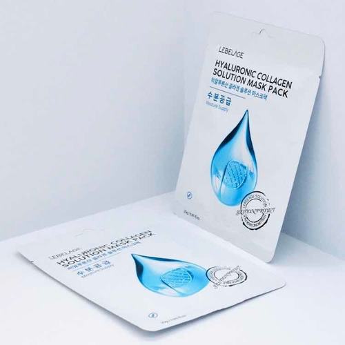 Mascarillas Coreana De Colágeno Y Acido Hilaluronico 100pz Meses