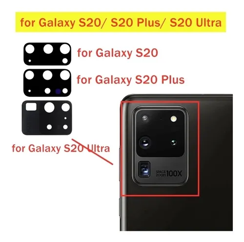 Vidrio De Cámara Trasera Principal De Samsung S20 Ultra Cuotas Sin