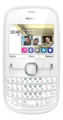 Nokia Asha 200 Dual SIM 10 MB branco-pérola 32 MB RAM - Aceitável ...