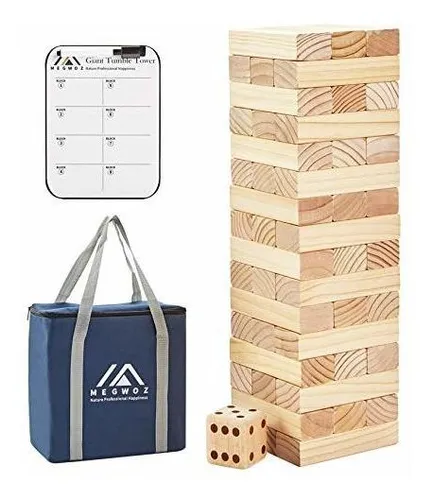 Juego De Apilar Megwoz Giant Tumble Tower, Apilamiento De Ju | Cuotas ... Juego De Apilar Megwoz Giant Tumble Tower, Apilamiento De Ju | Cuotas ...