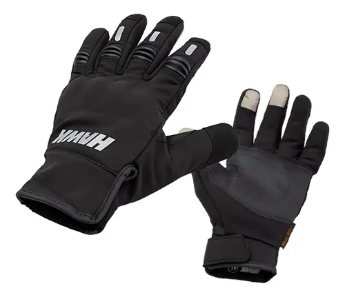 Guantes Moto Hawk Night Rider Termicos Tactil Color Negro Talle XL ...