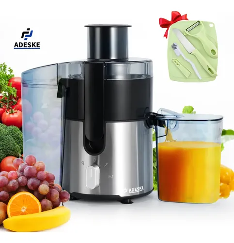 Extractor De Jugos Electrodoméstico Para Frutas Y Verduras Color Negro ...