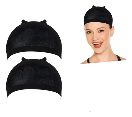 Wig Cap Malla Elasticada Peluca Cabello 2 Unidades Cuotas Sin Interés