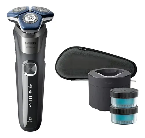 Rasuradora Philips Electrica Shaver 6900 En Seco O Humedo Color Negro ...