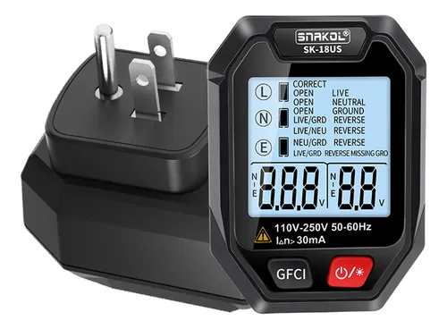 Socket Tester Intelligent Voice Function Use Tester Socket Envío Gratis