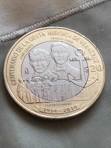 Moneda Centenario De La Gesta Heroica De Veracruz En Venta En Calimaya