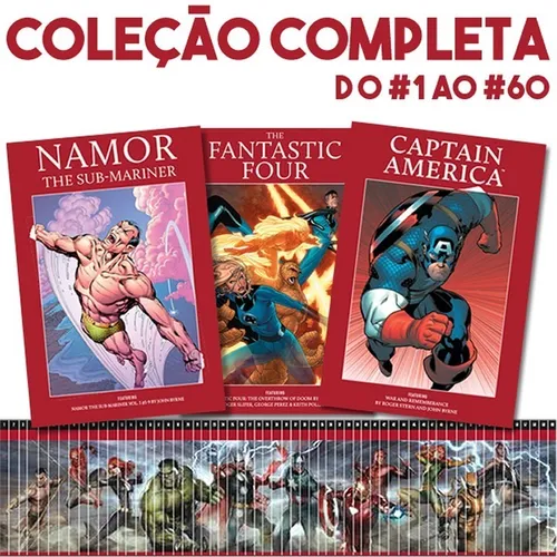 Os Heróis Mais Poderosos Da Marvel 01 60 Salvat Vermelha Parcelamento