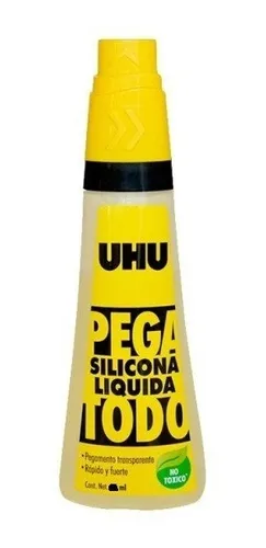 Uhu Silicona Liquida Transparente Pega Todo 200ml Uhu Silicona Liquida Transparente Pega Todo 200ml