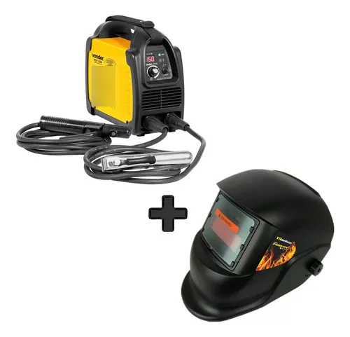 Máquina Inversora De Solda Tig Riv 156 Mono+máscara De Solda Cor Preto ... Máquina Inversora De Solda Tig Riv 156 Mono+máscara De Solda Cor Preto ...