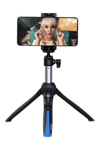 Mini Tripé Bluetooth Bastão Pau De Selfie Stick Benro Bk15