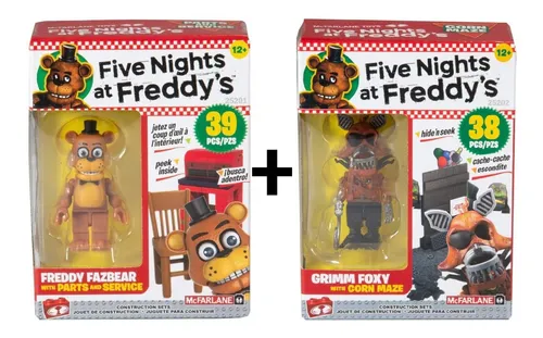 2 Construction Set Freddy Fazbear E Grimm Foxy Five Nights à venda em ... 2 Construction Set Freddy Fazbear E Grimm Foxy Five Nights à venda em ...