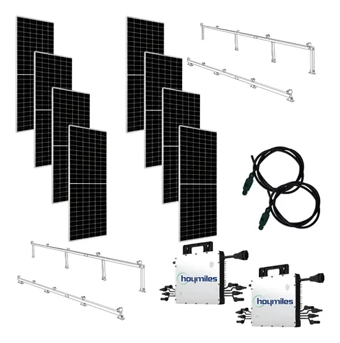 Sistema De 8 Paneles Solares Completo Ahorro 1300kwh Bimest | Meses sin ...