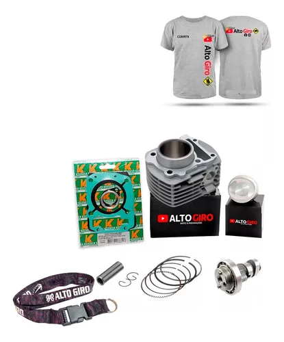 Kit 4mm Flex Alto Giro + Comando Preparado Fazer/factor 150 Kit 4mm Flex Alto Giro + Comando Preparado Fazer/factor 150