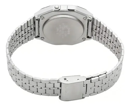 Reloj pulsera digital Casio A-159 con correa de acero inoxidable color ...