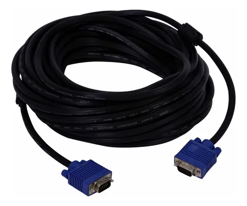 Cabo Vga X Vga 30 Metros Macho X Macho Com Filtro Blindado | Frete grátis Cabo Vga X Vga 30 Metros Macho X Macho Com Filtro Blindado | Frete grátis