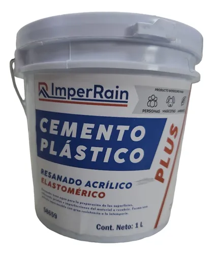 Cemento Plástico Resanador De Grietas 1 Litro (blanco) | Meses sin interés
