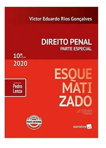 Direito Penal Parte Especial Esquematizado - 10 ª Edição - 2020, De ... Direito Penal Parte Especial Esquematizado - 10 ª Edição - 2020, De ...
