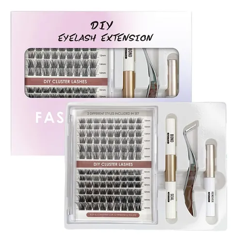Extensiones Pestañas Kit De Racimos De Pestañas Mixtas Meses Sin