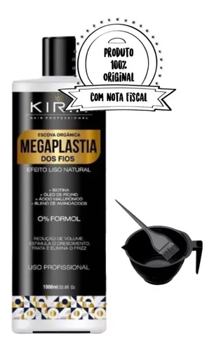 Escova Progressiva Orgânica Megaplastia 1 Litro Kiria Hair ... Escova Progressiva Orgânica Megaplastia 1 Litro Kiria Hair ...