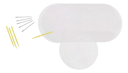Paquete De 30 Círculo De Plástico Lienzo Hojas Para 115 Mm | Meses sin ...