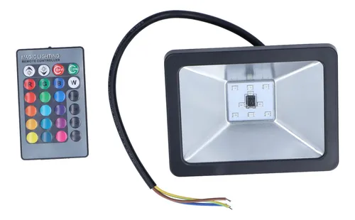 Rgb Flood 10w Ip65 A Prueba De Agua Que Cambia De Color Para | Envío gratis Rgb Flood 10w Ip65 A Prueba De Agua Que Cambia De Color Para | Envío gratis