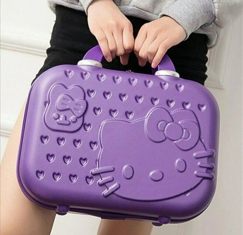 Neceser Maquillaje Maleta Portátil Organizador Hello Kitty Envío Gratis