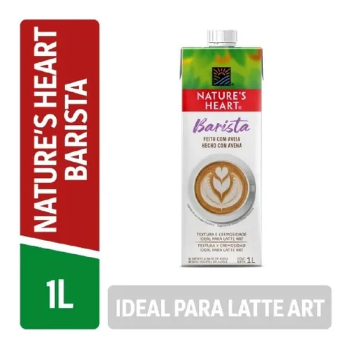 Kit 12 Bebida Vegetal Natures Heart Barista 1l Nestlé Frete Grátis