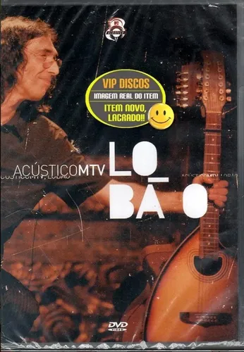 Dvd Lobão Acústico Mtv Ao Vivo Original Novo Lacrado Raro | Parcelamento sem juros