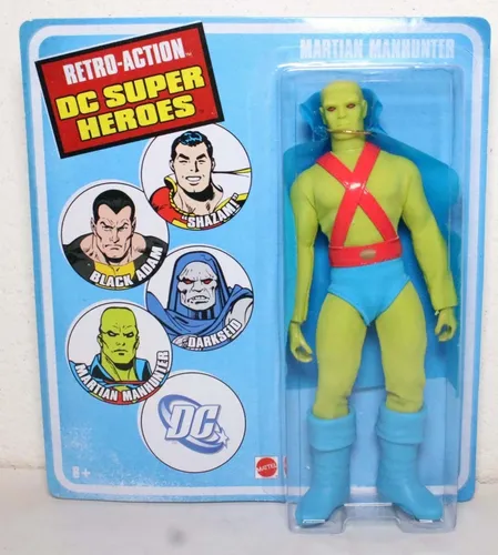 Caçador De Marte Ajax Mattel = Mego Boneco Super Powers 20cm Caçador De Marte Ajax Mattel = Mego Boneco Super Powers 20cm