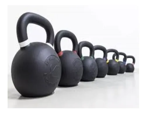 Kettlebell Pesa Rusa 24 Kg Acero + Black Coated - Base Plana | Cuotas ...