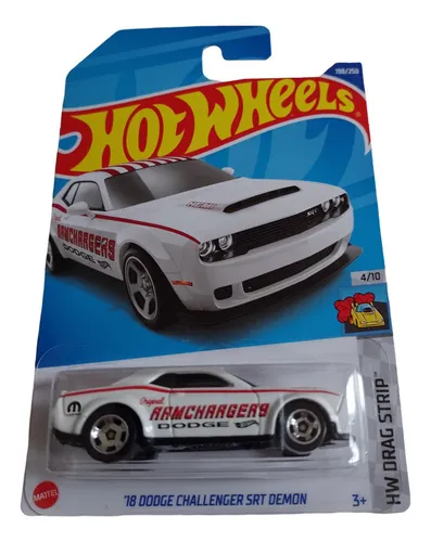 Hot Wheels 18 Dodge Challenger Srt Demon Blanco 198 250 Mercadolibre