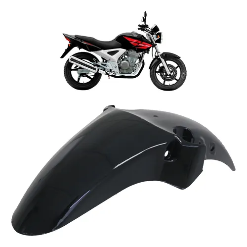 Paralama Dianteiro Cbx 250 Twister 2006 2007 2008 Preto Liso