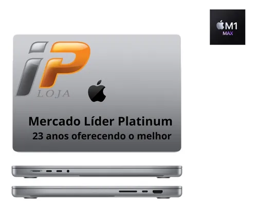 Macbookpro 16 M1 Max Apple, 32gb, Ssd 1tb Cinza Oferta Macbookpro 16 M1 Max Apple, 32gb, Ssd 1tb Cinza Oferta