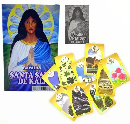 Baralho Santa Sara Lenormand Tarot Cigano 36 Cartas Mercadolivre
