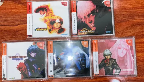 Cd Conjunto 5 Juegos Dc: Kof 98-2002 Ed. Jap., Estamp. Srfx ...