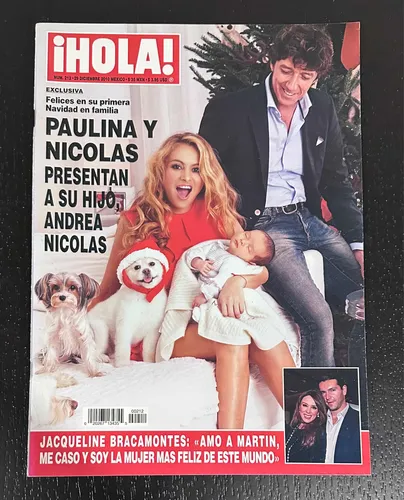 Paulina Rubio Y Colate Revista Hola | MercadoLibre Paulina Rubio Y Colate Revista Hola | MercadoLibre