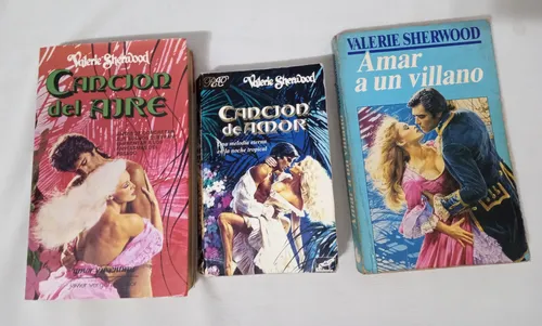 Valerie Sherwood Lote X3 Cancion Del Aire Amar A Un Villano | MercadoLibre