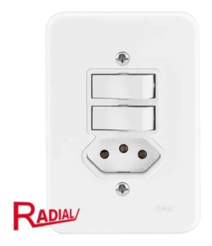 Tomacorriente Radial Conjunto 4x2 2 Int Paralelo + Tomada 10a 1801.111 ... Tomacorriente Radial Conjunto 4x2 2 Int Paralelo + Tomada 10a 1801.111 ...