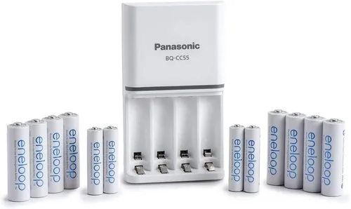 Panasonic Eneloop Cargador Pilas Recargables 4aaa 8aa Ev Envío Gratis