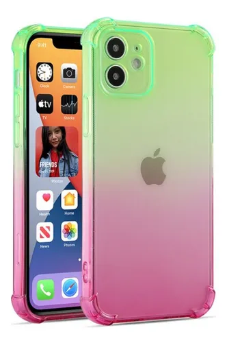 Funda Case Para iPhone 13 Degrade Verde Y Rosa | Cuotas sin interés Funda Case Para iPhone 13 Degrade Verde Y Rosa | Cuotas sin interés