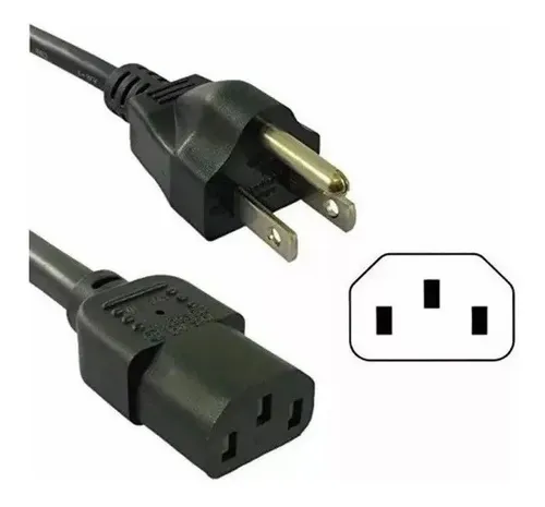 Cable Corriente Para Pc Monitor Cpu Trifasico Cal 18 1.4mt en venta en ... Cable Corriente Para Pc Monitor Cpu Trifasico Cal 18 1.4mt en venta en ...