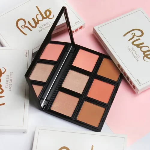 Fearless Face Paleta De Contorno Rubores E Iluminadores Rude En Venta