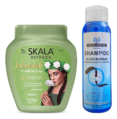 Máscara Capilar Skala Jaborandi + Shampoo Algas Marinas | Cuotas sin ... Máscara Capilar Skala Jaborandi + Shampoo Algas Marinas | Cuotas sin ...