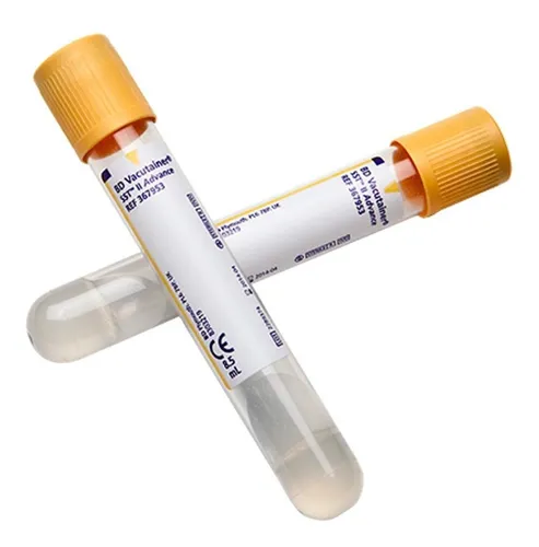 Tubo Vacutainer Bd Color Amarillo Caja Con 100 Piezas | Envío gratis