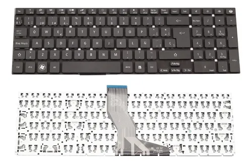 Teclado Hp 15 Ab Ab000 Aw Aw000 Bs000 Bs Bc Bj Enter Delgado Color