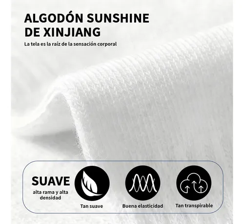 15 Pares Calcetines Cortos Para 100% Algodón Transpirables | MercadoLibre
